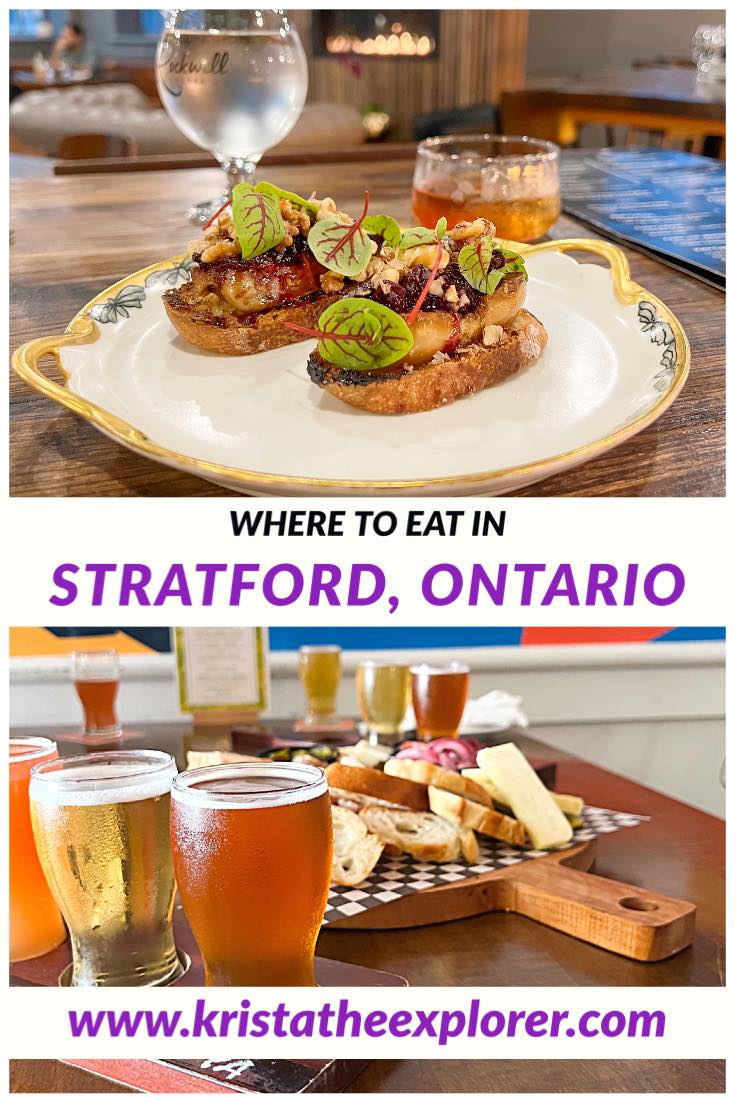 The Best Places to Eat in Stratford Year Round | Krista the Explorer