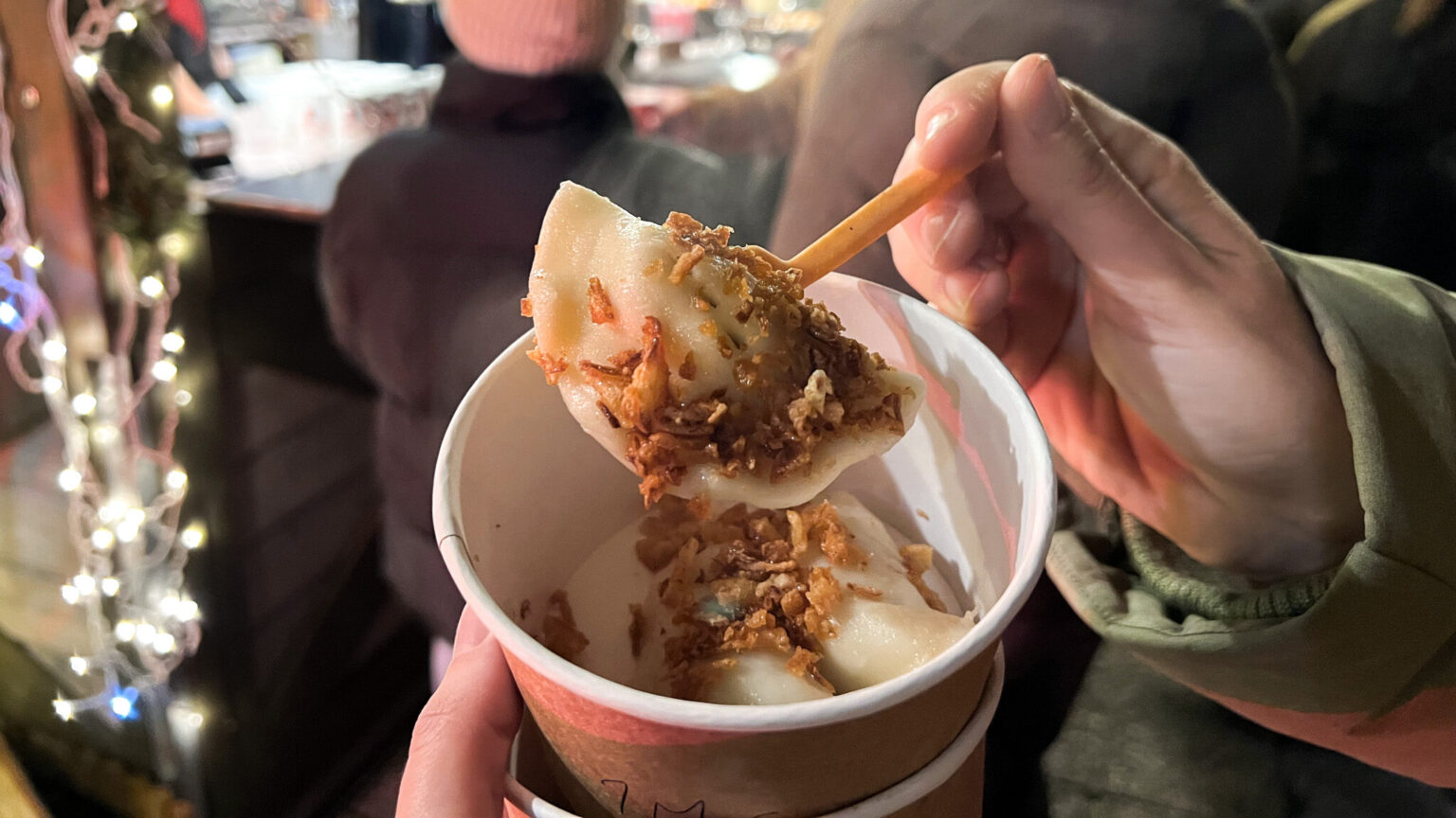 Finding the Best Food at the Gdansk Christmas Market | Krista the Explorer